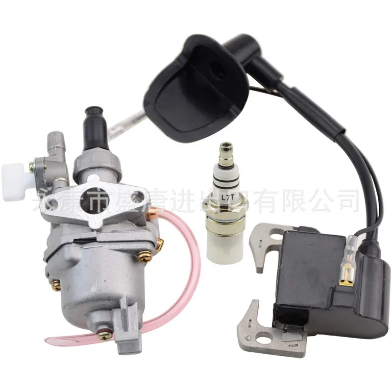 Carburetor-High-Pressure-Pack-Spark-Plug-Assembly-Fit-2-Stroke-47cc ...