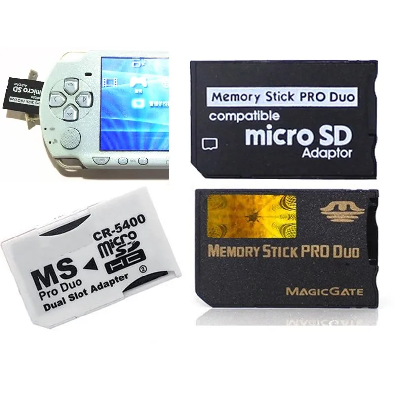 Cr5400 para psp 1000 psp 2000 psp 3000 tf cartão sd para ms pro duo ...