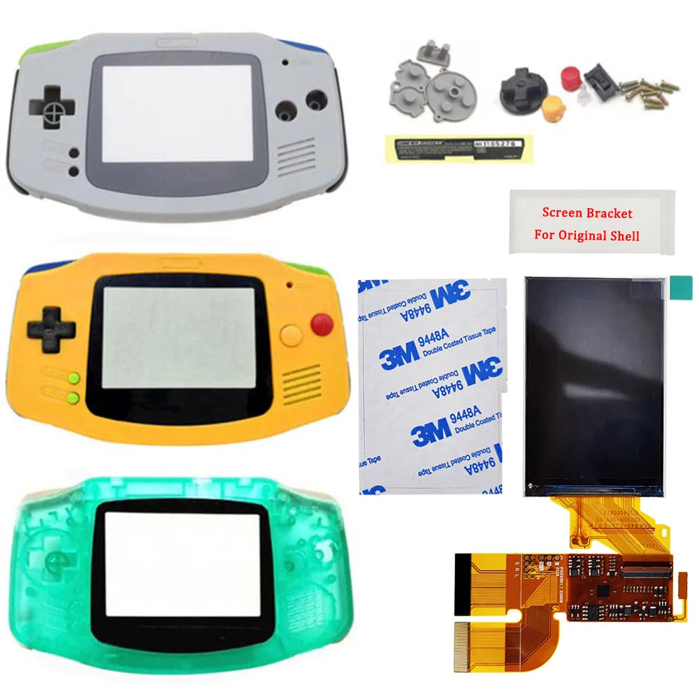 Original Housing Shell with 2022 IPS V3 LCD Screen Kits For GBA ...