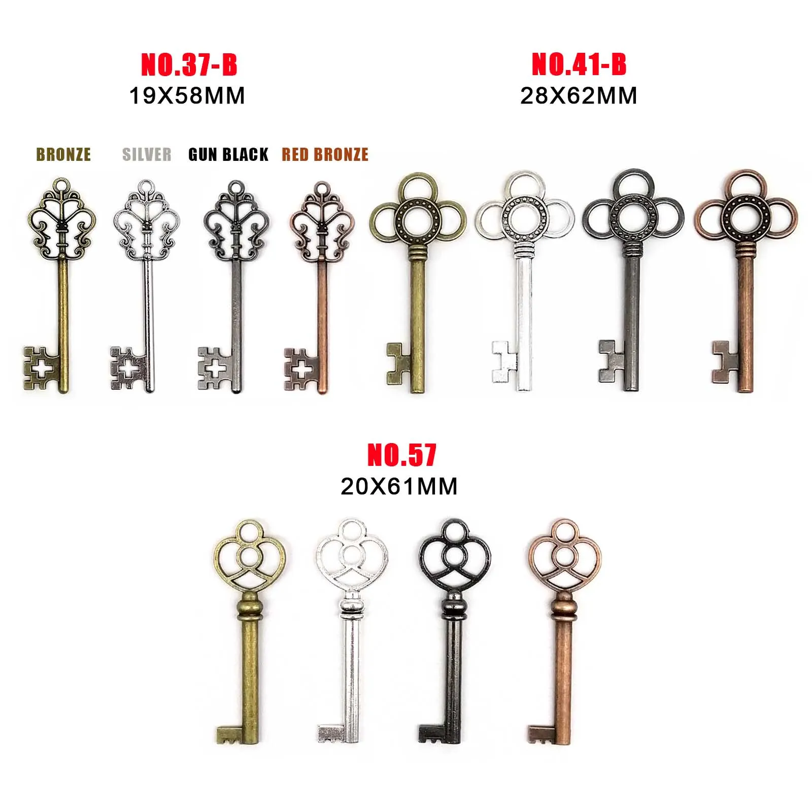 Metal-Large-Big-Retro-Antique-Brass-Vintage-Silver-Golden-Old-Looking ...