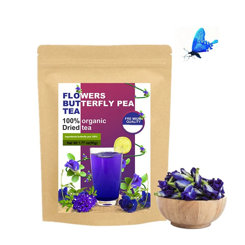 Natural-Flower-Tea-Clitoria-Terna-Dried-Flowers-Blue-Butterfly-Orchid ...