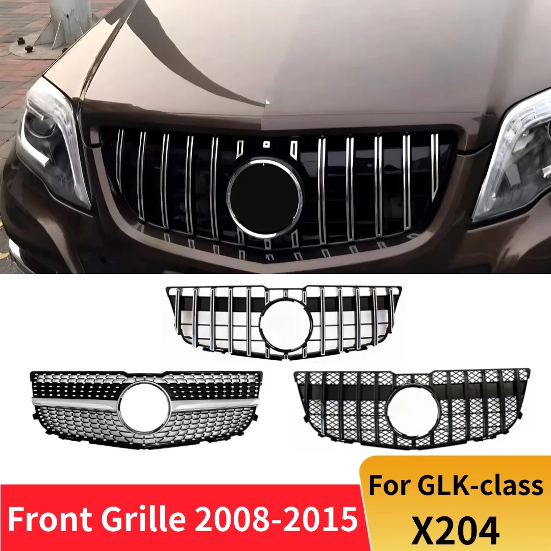 Front Bumper Grille Grill Tuning Accessories For Mercedes Benz GLK X204 ...