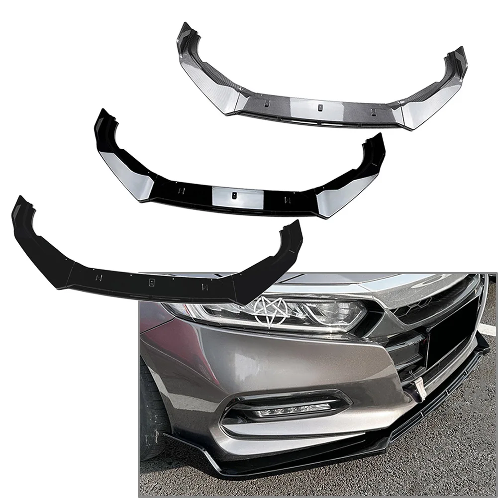 Car-Front-Bumper-Lip-Splitters-Spoiler-Body-Kit-For-Honda-Accord-10th ...