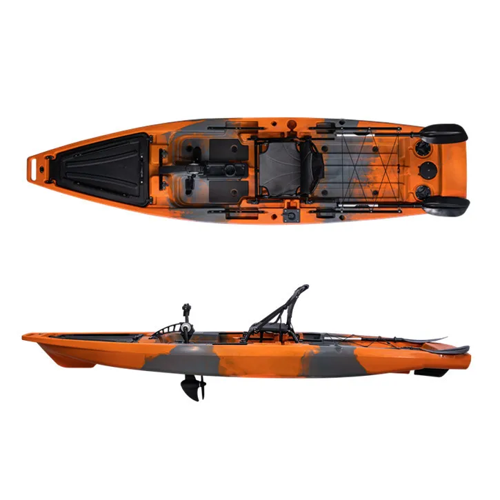 Kayak con sistema de Pedal para una sola persona, Kayak con Motor para ...