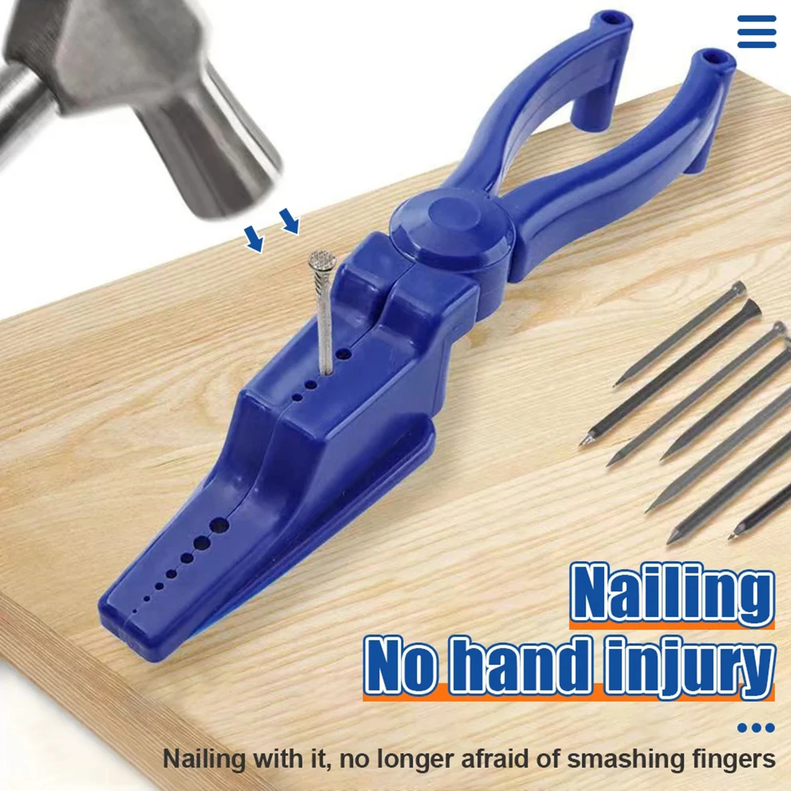 Nails-Holder-Pliers-Tool-Portable-Safety-Nail-Finger-Protector-For ...