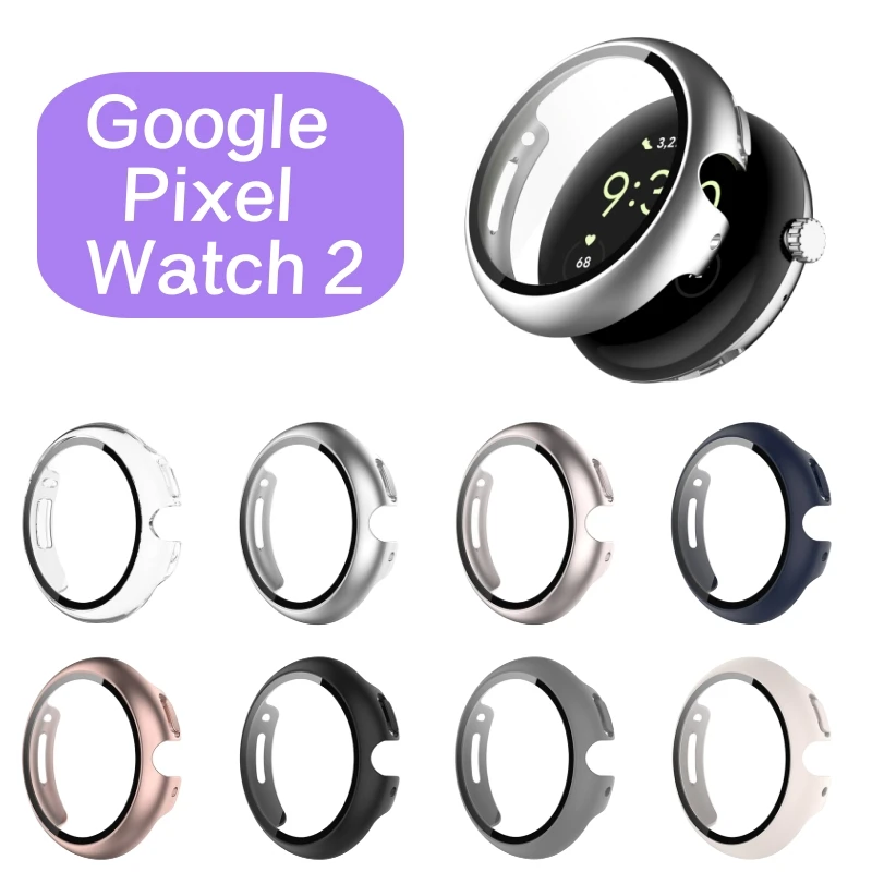 Tempered-Glass-Case-For-Google-Pixel-Watch-2-Screen-Protector-Glass ...