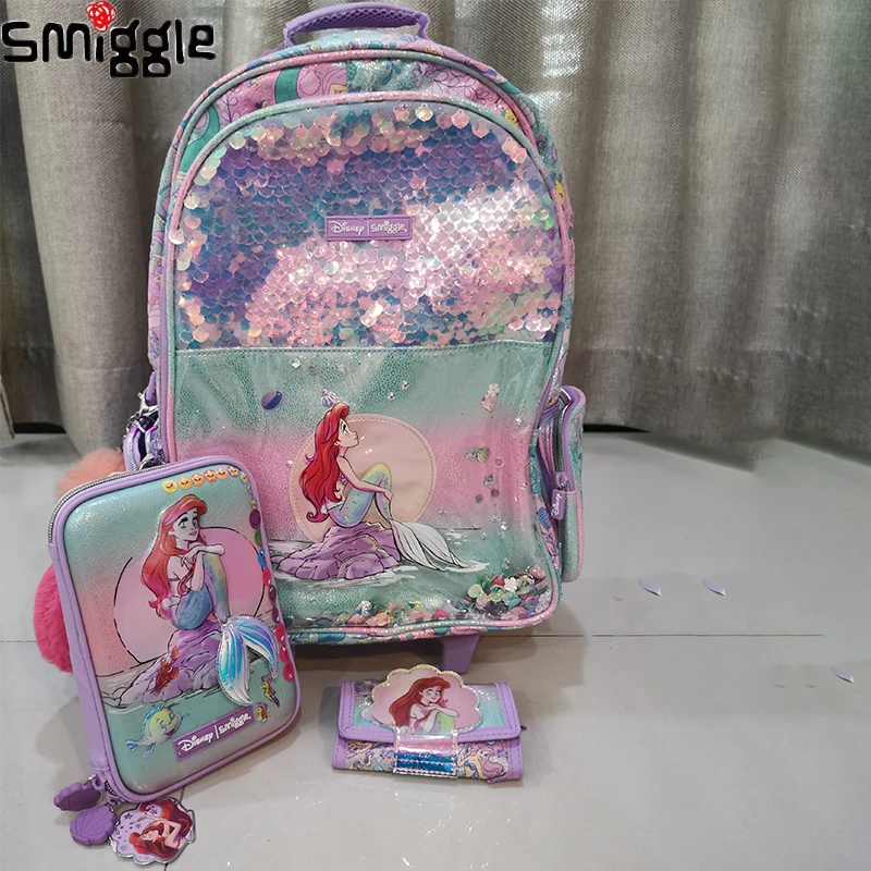 Genuine-Disney-Australia-Smiggle-Mermaid-School-Bag-Children-Stationery ...