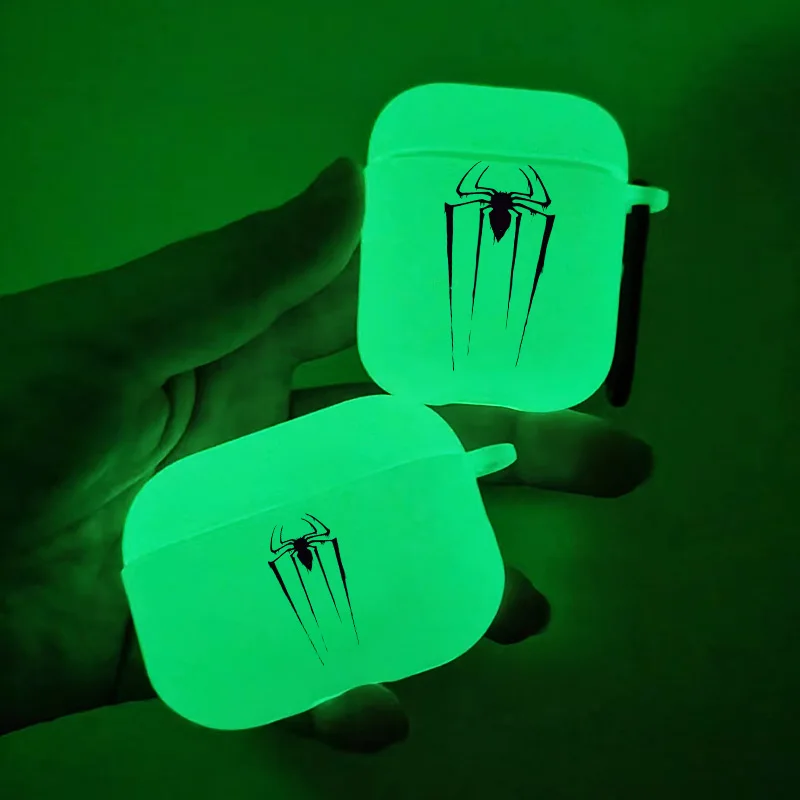 Red-Spider-Glow-in-the-Dark-Cool-Design-Airpod-Case-Earphone-Cover-for ...