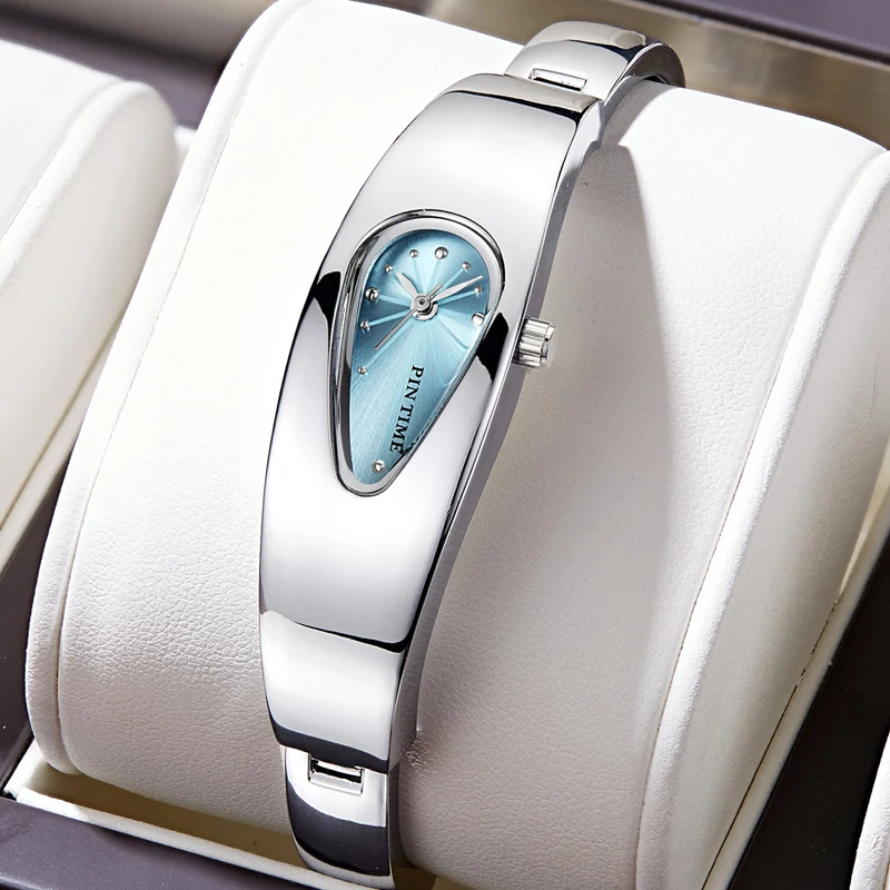 New Shaped Teardrop Quartz Watch Bracelet Water Droplet Waterproof Male ...