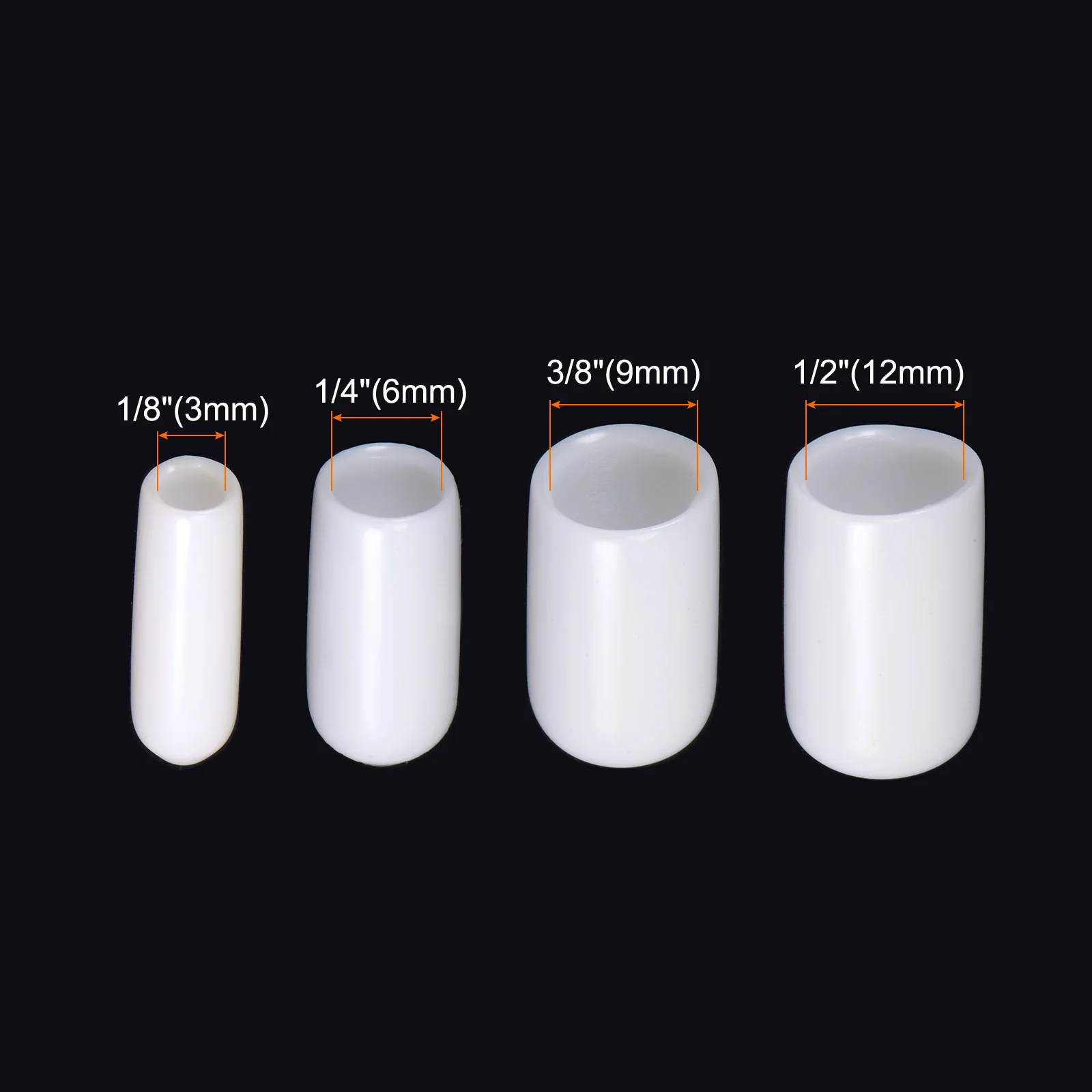 Rubber End Caps Screw End Cap Cover Plastic Tube Hub Thread Protector ...