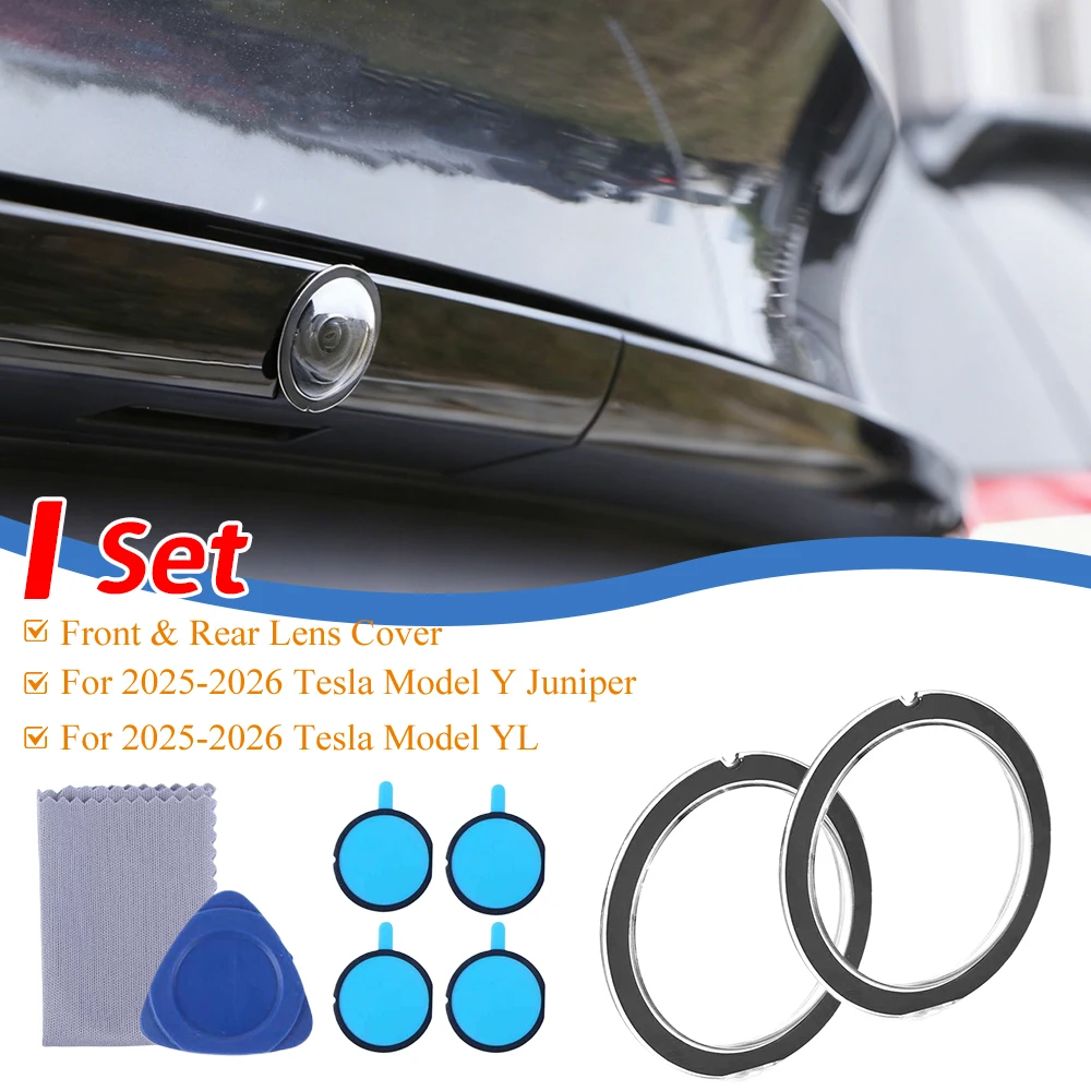 1Set Front & Rear Lens Guard For Tesla Model Y Juniper/Model YL Camera ...