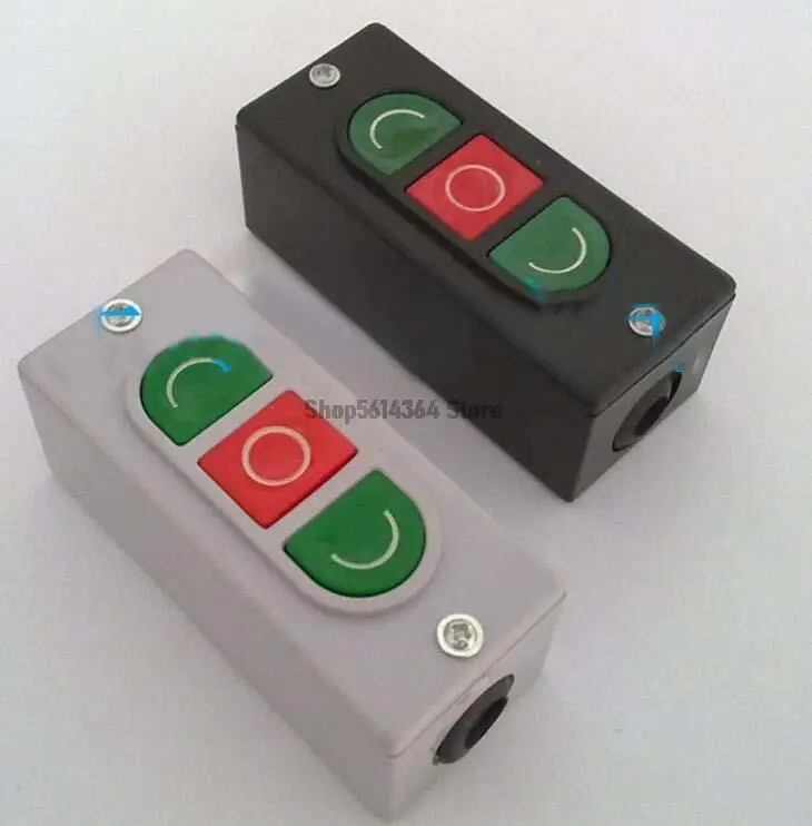 Rolling-Door-Up-Down-Stop-3-Button-Gray-Black-Plastic-Shell-Push-Button ...