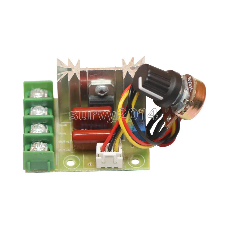 Ac 220v 2000w High Power Scr Voltage Regulator Dimming Dimmers Motor ...