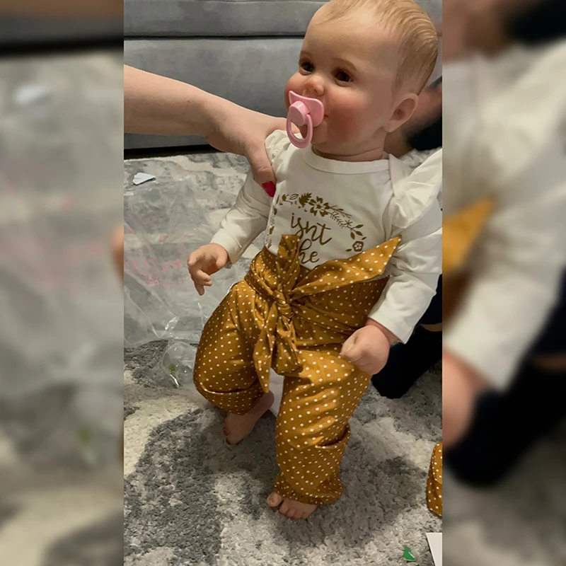 60cm Rebirth Girl Reborn Doll Baby Cloth Body High Quality Doll with ...