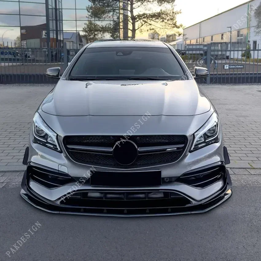 Front Bumper Lip Splitter Diffuser for Mercedes Benz CLA Class C117 ...