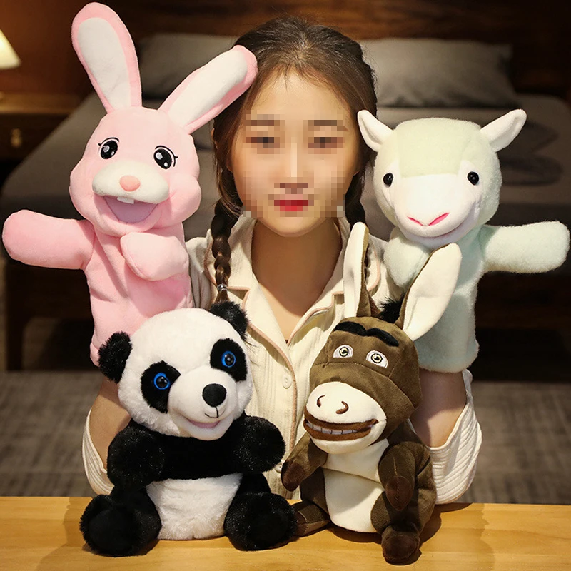 Animal-Hand-Puppet-Plush-Toys-Baby-Educational-Hand-Finger-Puppets ...