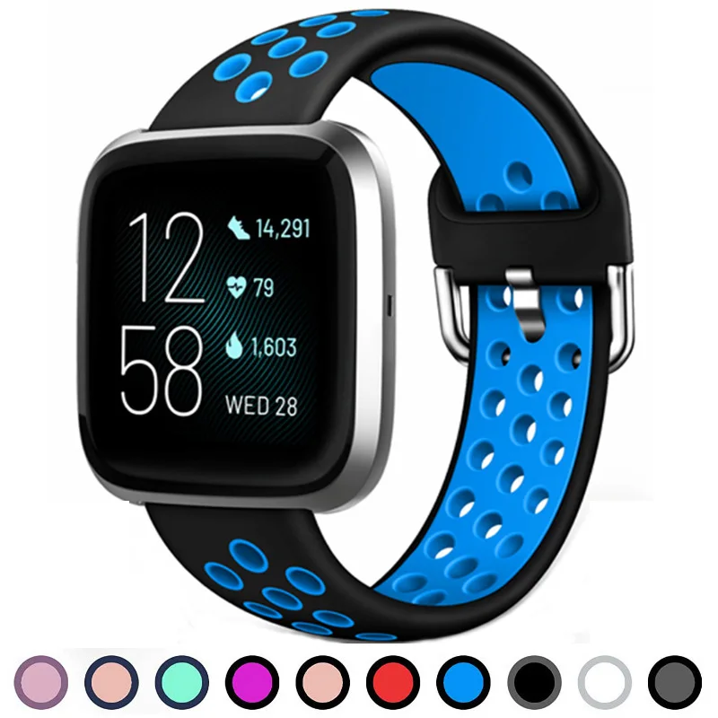 Silicone-Watch-Strap-for-Fitbit-Versa-2-Fitbit-Versa-Versa-Lite-Versa ...
