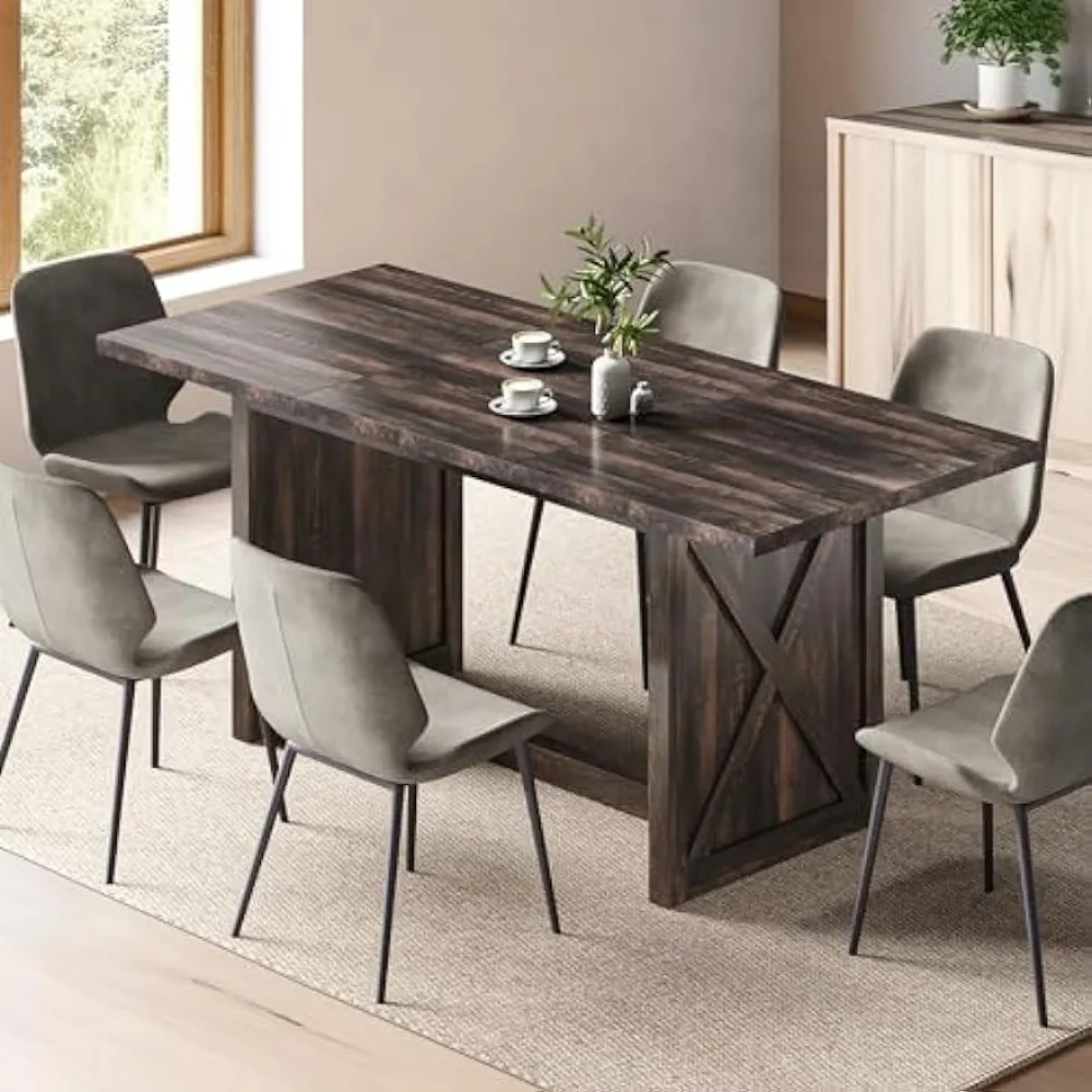 Kitchen-Dining-Room-Table-0-8-Large-for-6-to-8-People-ndustrial-Wood ...