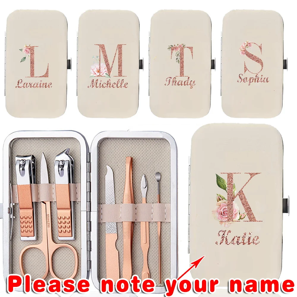 Customized-Name-7-PCS-Professional-Nail-Clippers-Set-Stainless-Steel ...