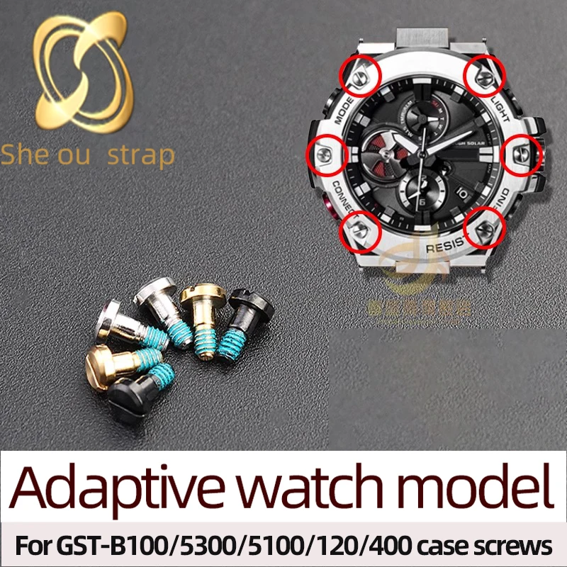 Case-Decoration-Screws-For-Casio-GST-B100-S300-S100-120-400-Dial-Screw ...