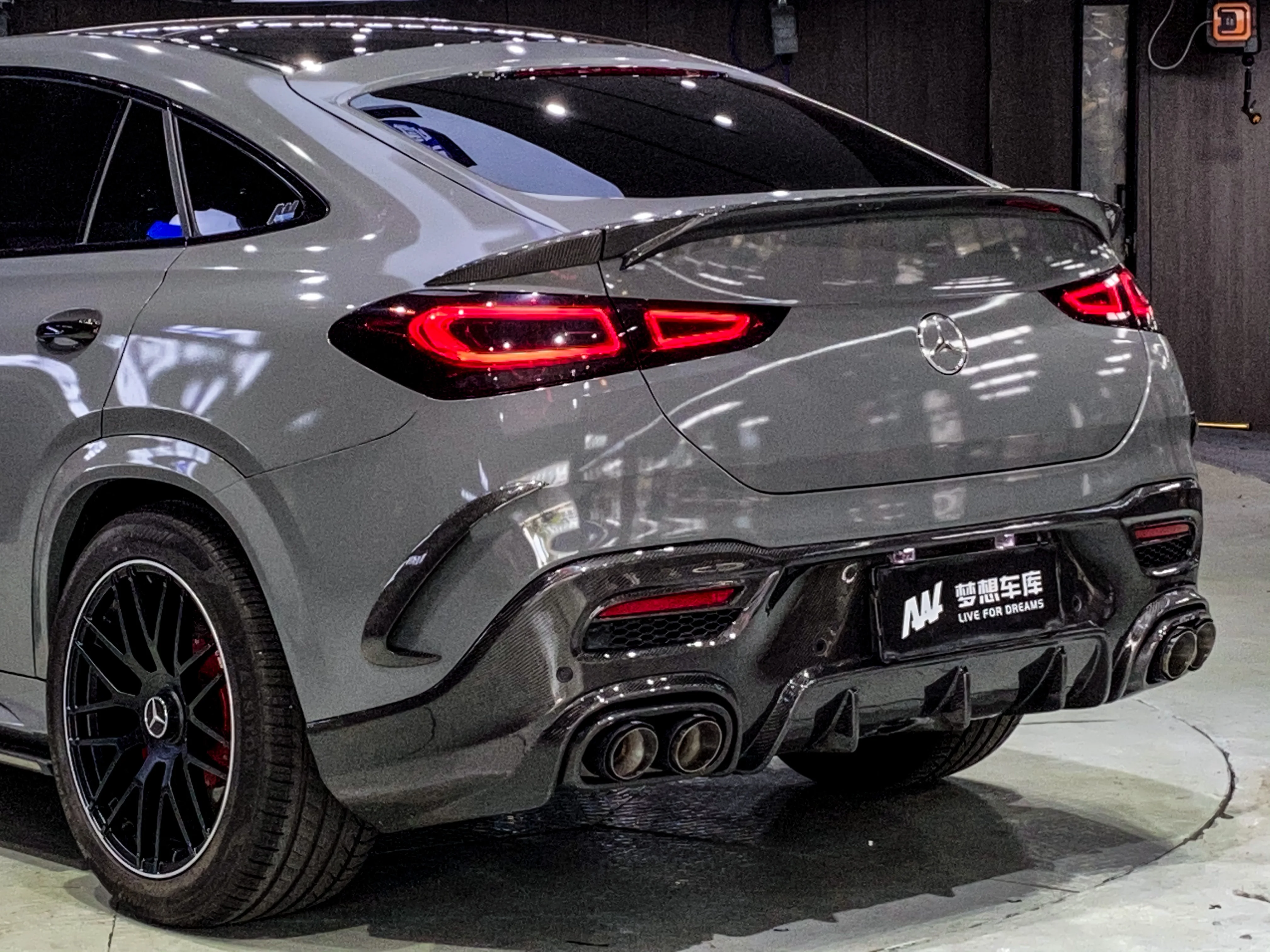 메르세데스 벤츠 GLE 클래스 V167 쿠페 amg GLE350 GLE450 AMG GLE53 2020 2022 리어 범퍼 사이드 공기 배출구 트림 액세서리 ...