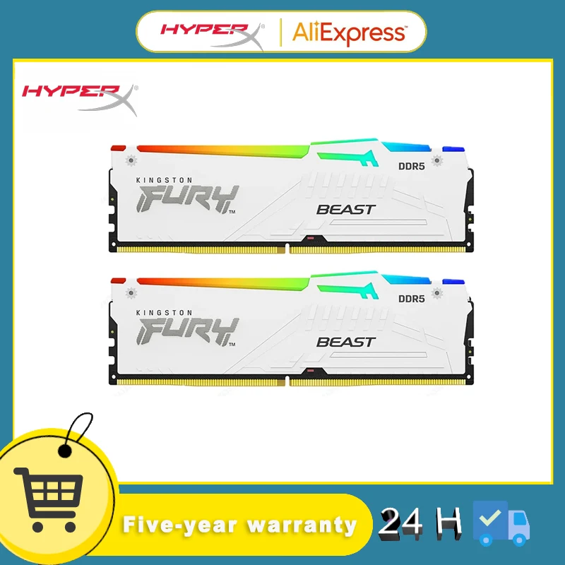 Hyperx-FURY-Beast-DDR5-RGB-White-AMD-EXPO-16GB-32GB-5200-5600-6000-MHz ...