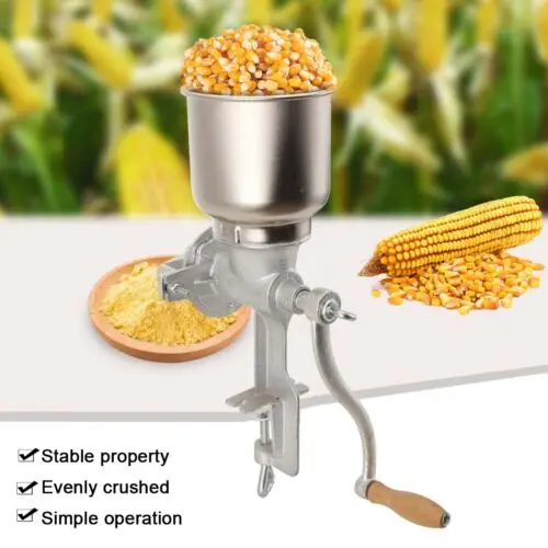 Manual-Corn-Grinder-Flour-Maker-Wheat-Grain-Oats-Hand-Mill-Grinder ...