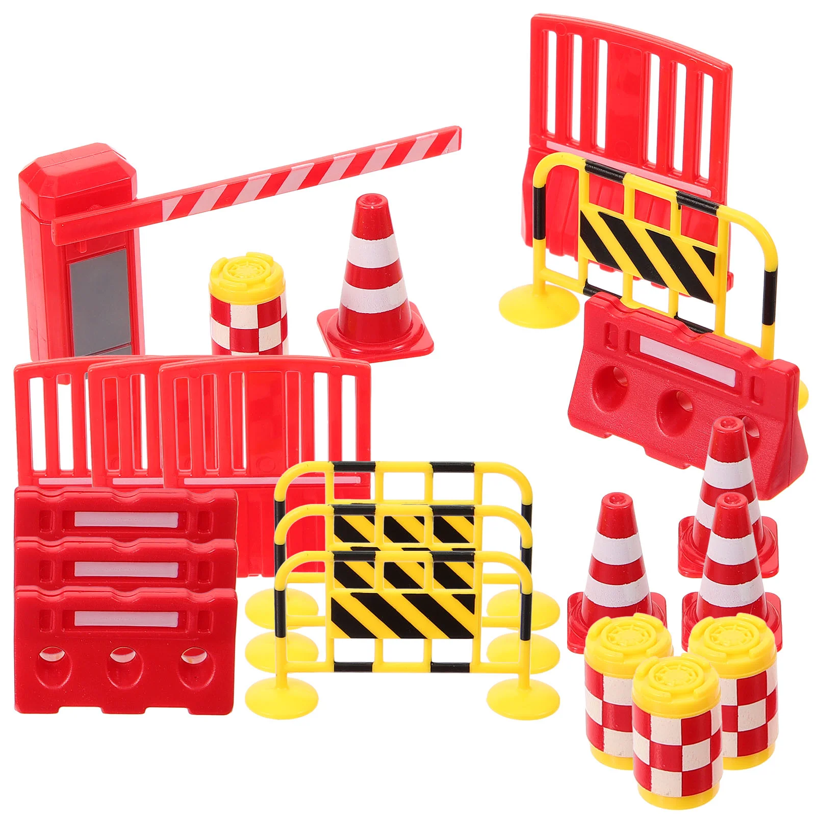 Parking-Lot-Road-Sign-Miniature-Barricade-Toy-Small-Traffic-Fencing ...