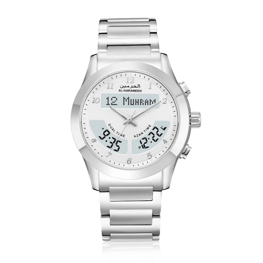 Muslim-Wristwatch-with-Azan-Prayer-Alram-Shuroq-Time-Hijri-Blacklight ...
