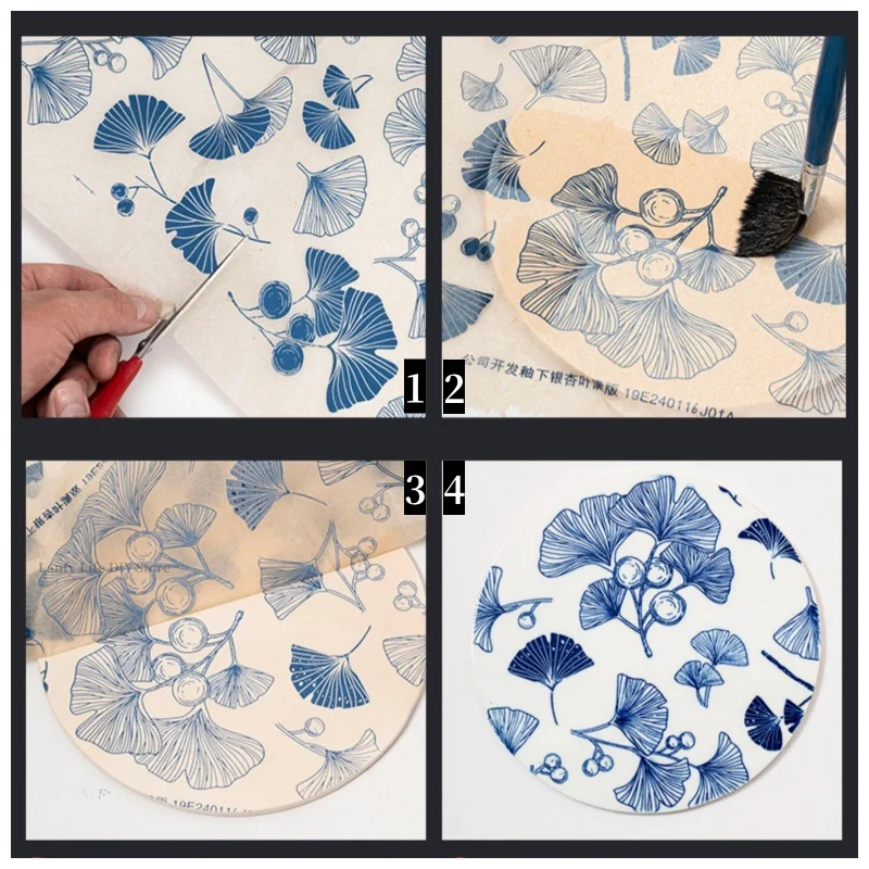 Ceramic Clay Transfer Paper – Flower Design – Crafting And Beyond