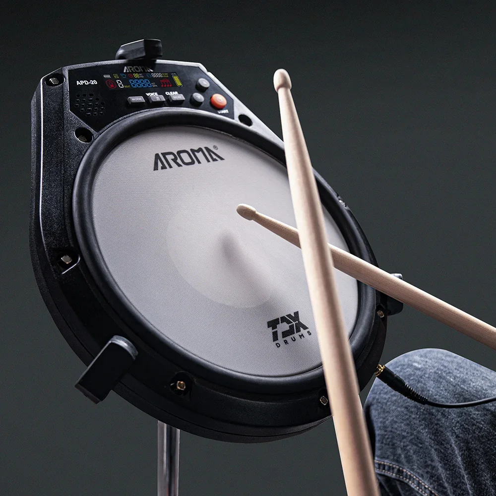 AROMA-APD-20-Electronic-Mute-Drum-Beating-Board-Percussion-Instrument ...