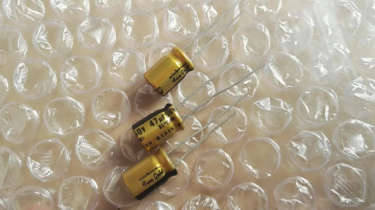 47UF 50V 8X13mm Nichicon FG Series Fine Gold HiFi Audio Capacitor ...