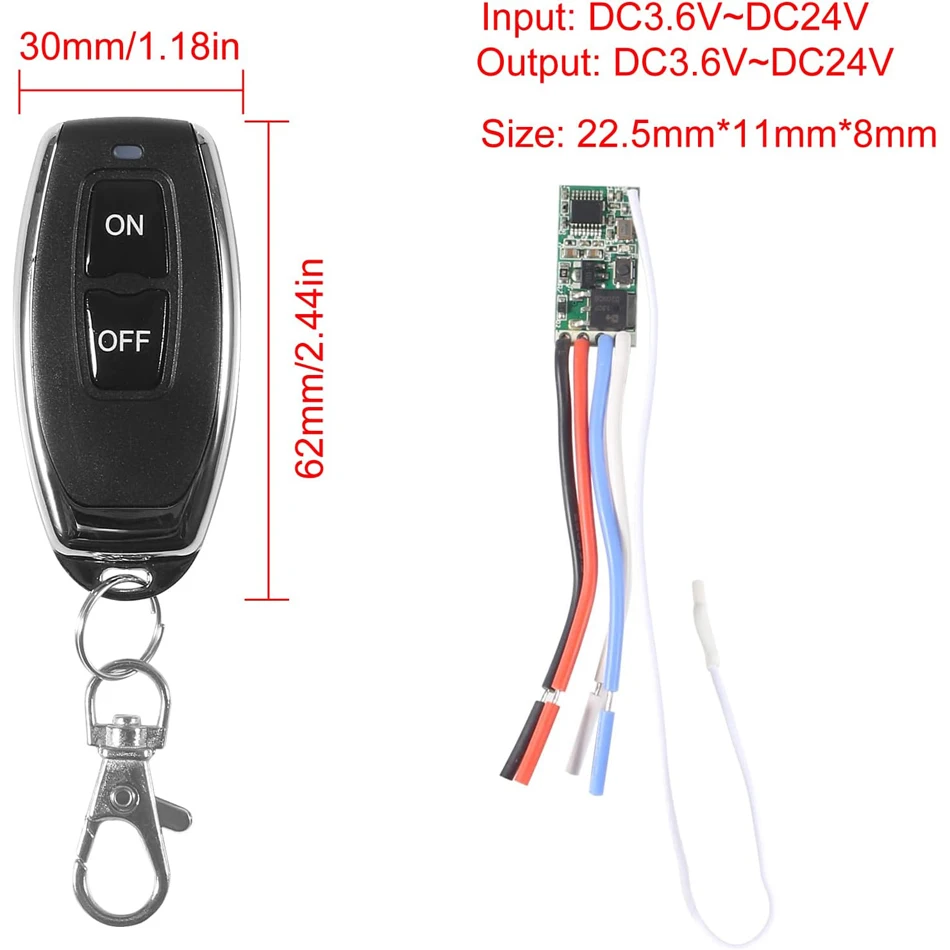 433MHz-Universal-Wireless-RF-Remote-Control-Switch-DC-5V-12V ...