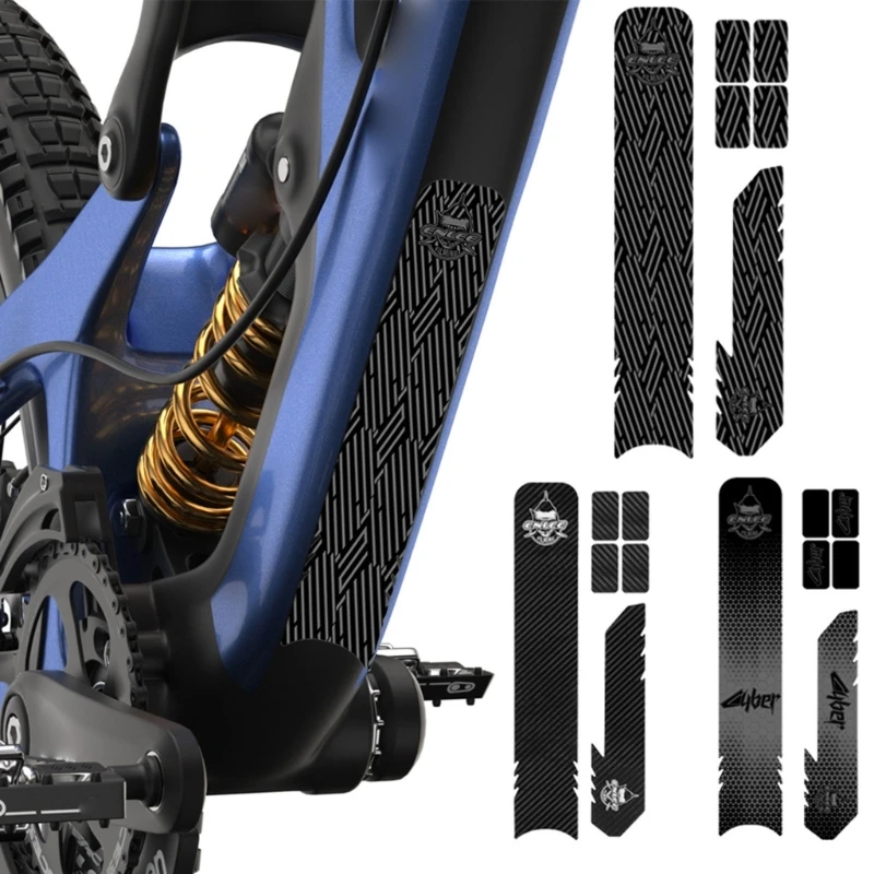 Bicycle Chain Protection EV Stickers MTB Frame Protector Bike Sticker ...