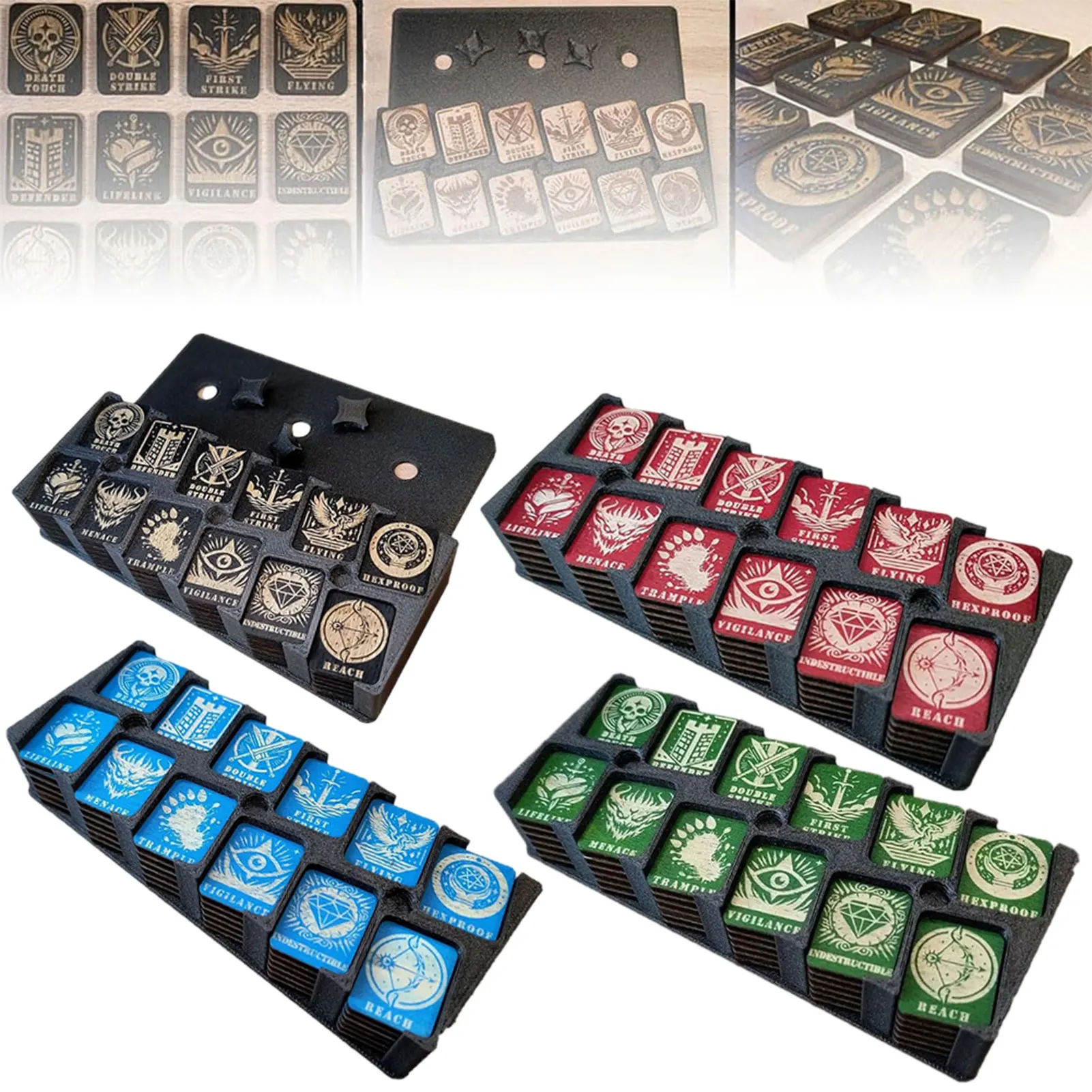 Tabletop-Card-Game-Ability-Tracking-Counters-Lightweight-Portable ...