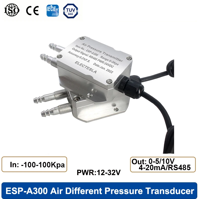 Air-Differential-Pressure-Transducer-Digital-Wind-Differential-Input ...