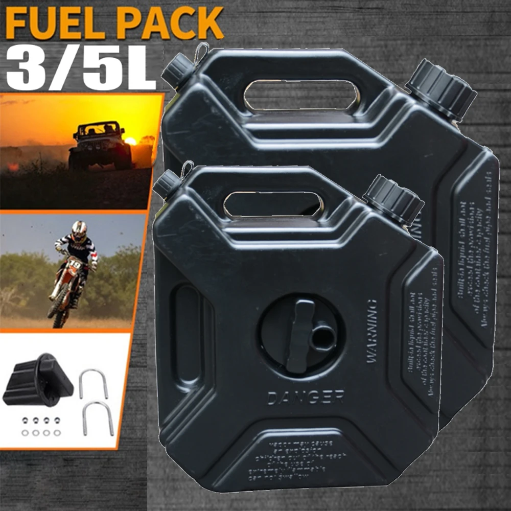 Motorcycle 3l 5l Portable Jerry Can Gas Fuel Tank Petrol Car Gokart ...