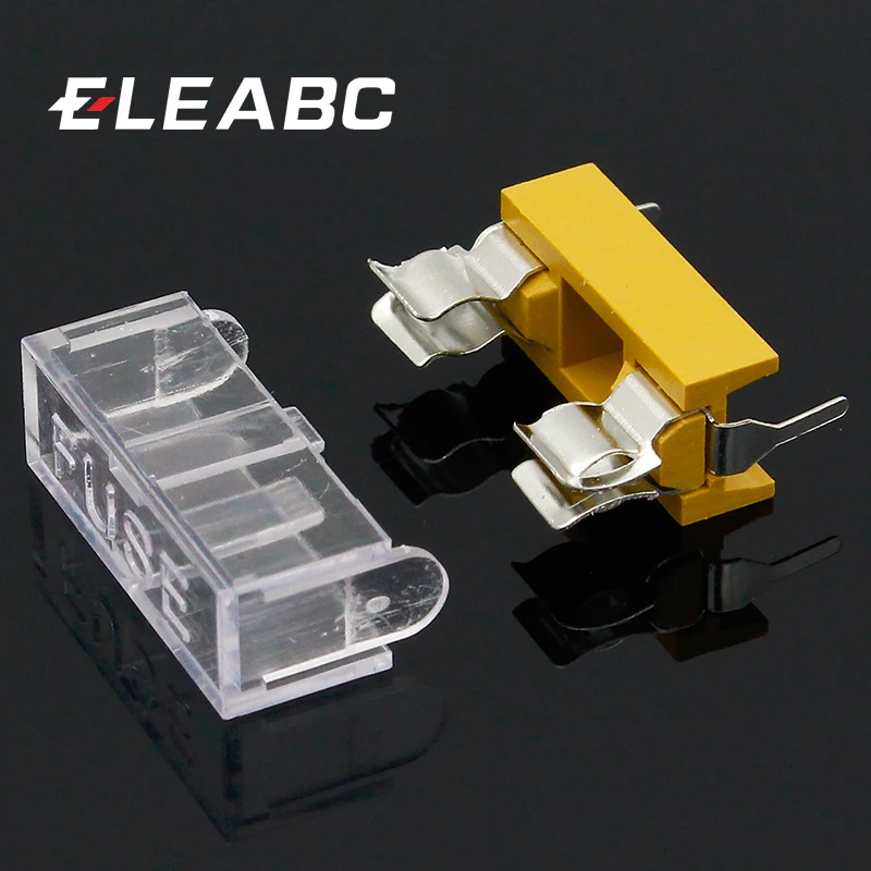 Panel Mount Pcb Fuse Holder Case W Cover 5x20mm - Fuses - AliExpress