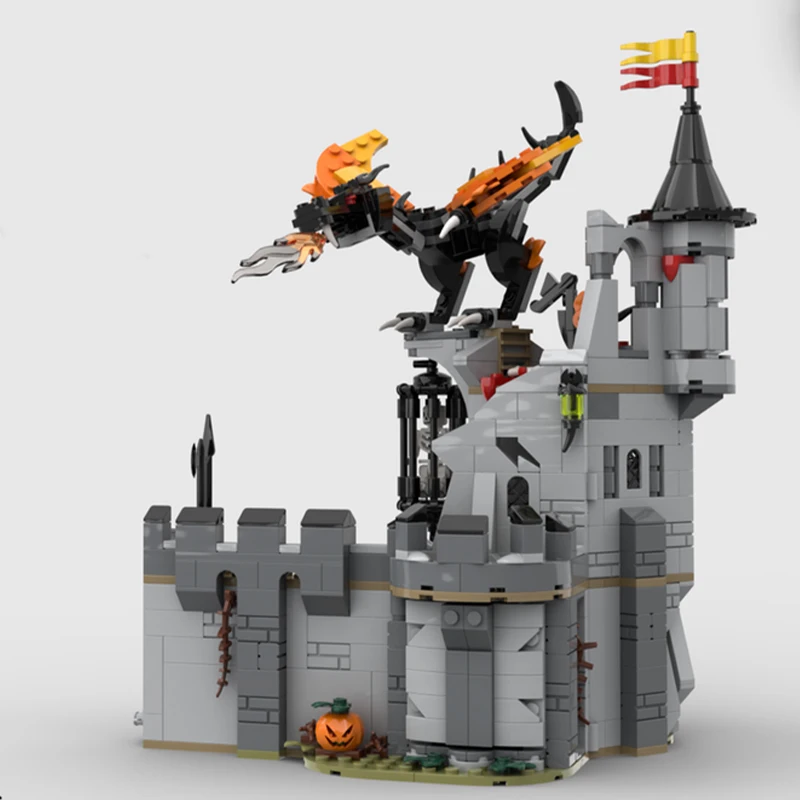 700pcs-MOC-European-Medieval-Street-View-Fright-Knights-Castle-DIY ...