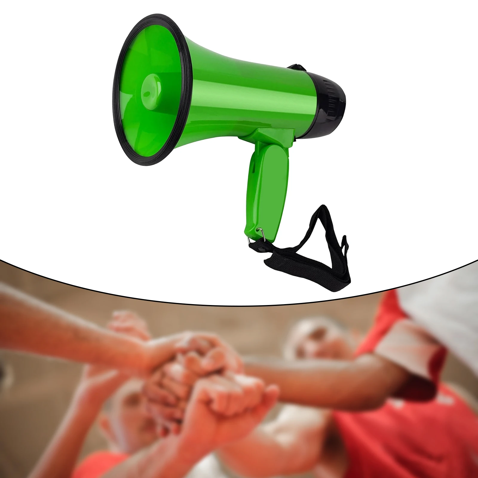 Handheld-Portable-Bullhorn-Megaphone-Loud-SpeakerBattery-Adjustable ...