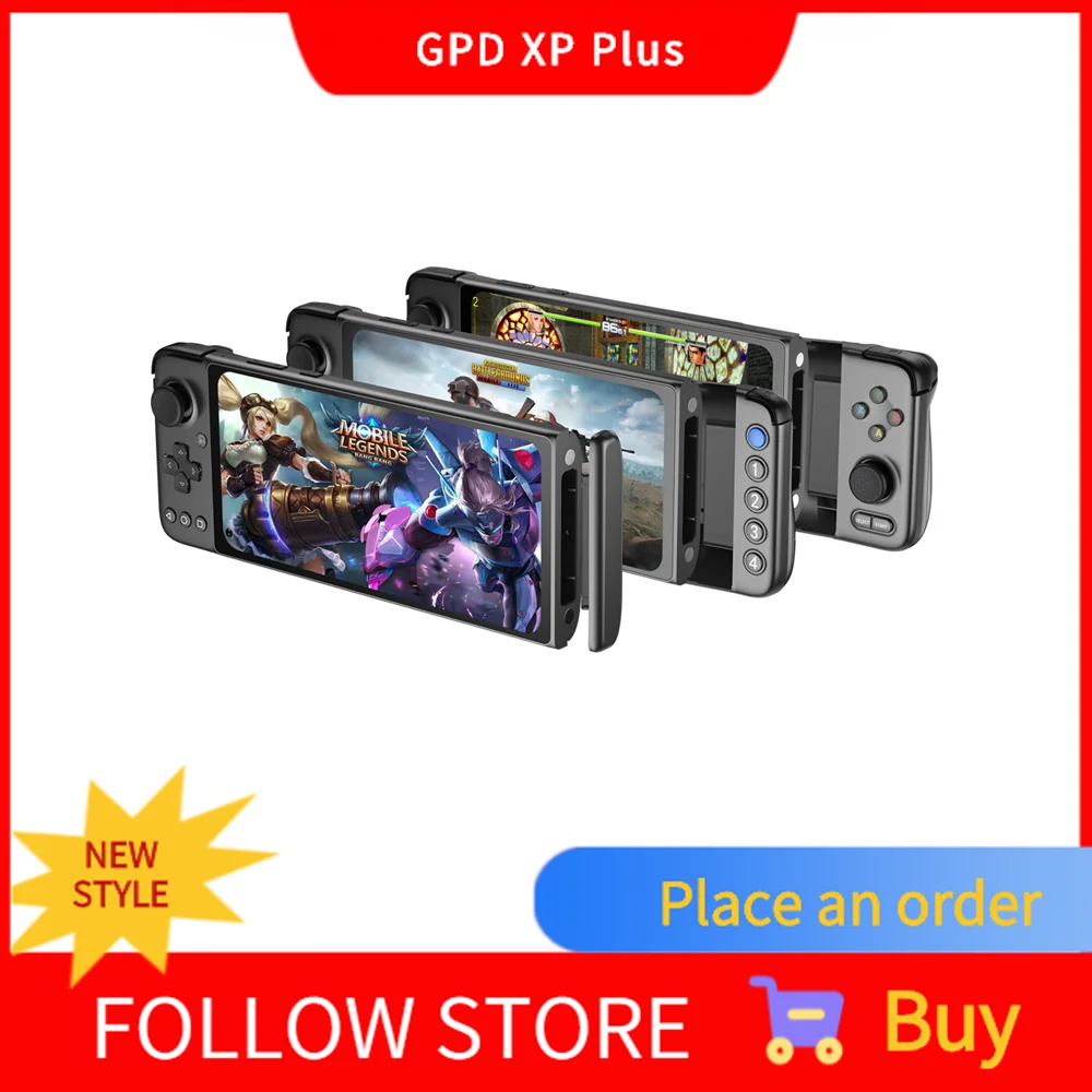 GPD XP Plus 6.81 Inch Dimensity 1200 6GB/128GB 2023 MediaTek Handheld Game Console SIM Card ...