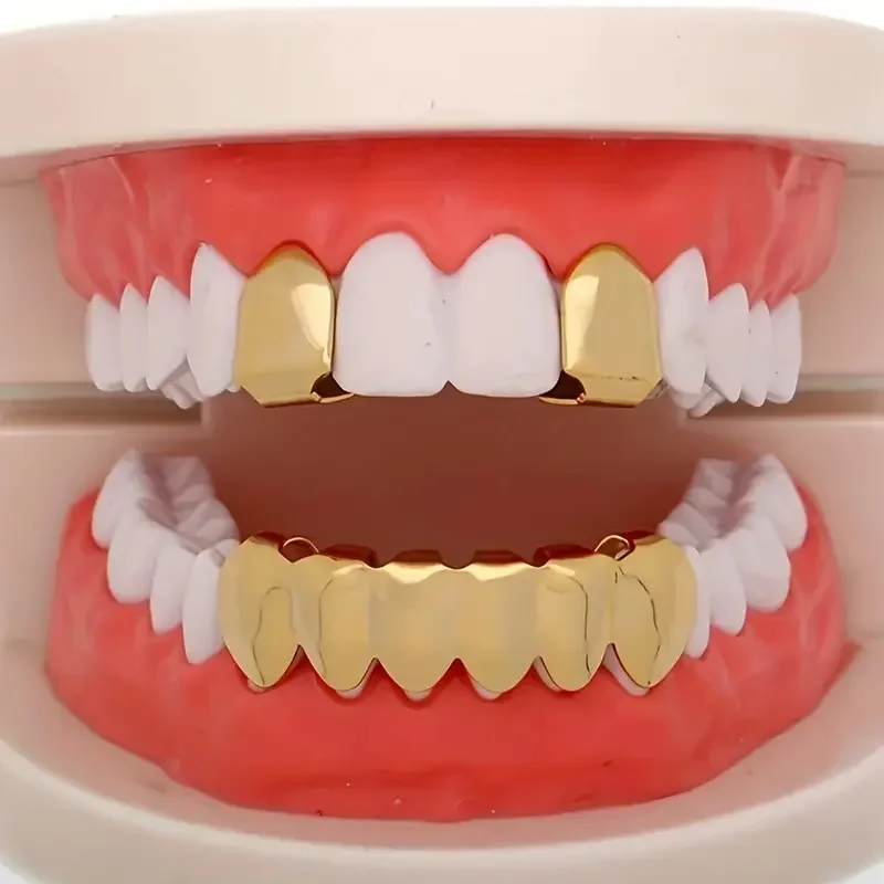 3Pcs-Set-Trendy-Punk-Teeth-Grillz-2pcs-Top-Teeth-1pc-Smooth-Bottom ...