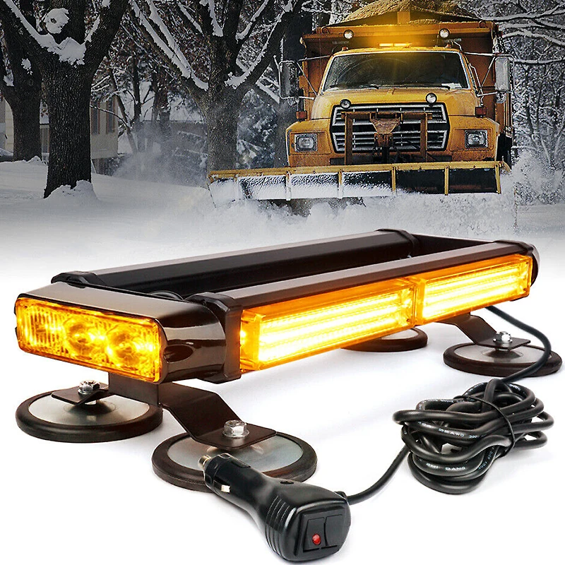 14-Cob-Car-Emergency-Strobe-Lights-Led-Roof-Top-Signal-Warning-Lamp ...