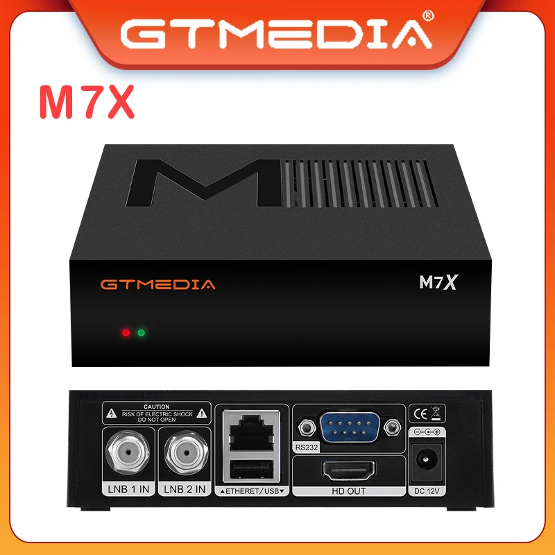 New GTMEDIA M7X DVB-S2 SKS/IKS/CS/M3U,VCM/ACM,Twin tuner lKS &SKS ...
