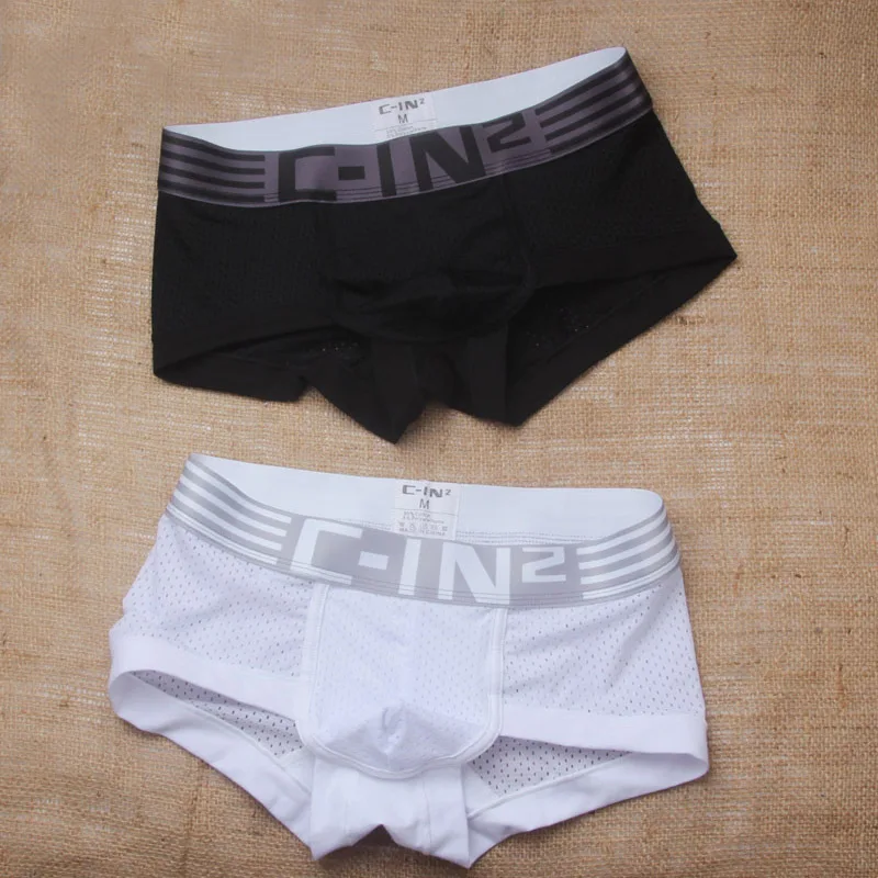 Ice-summer-hollow-mesh-breathable-cool-boxers-men-S-CIN2-tide-U-convex ...