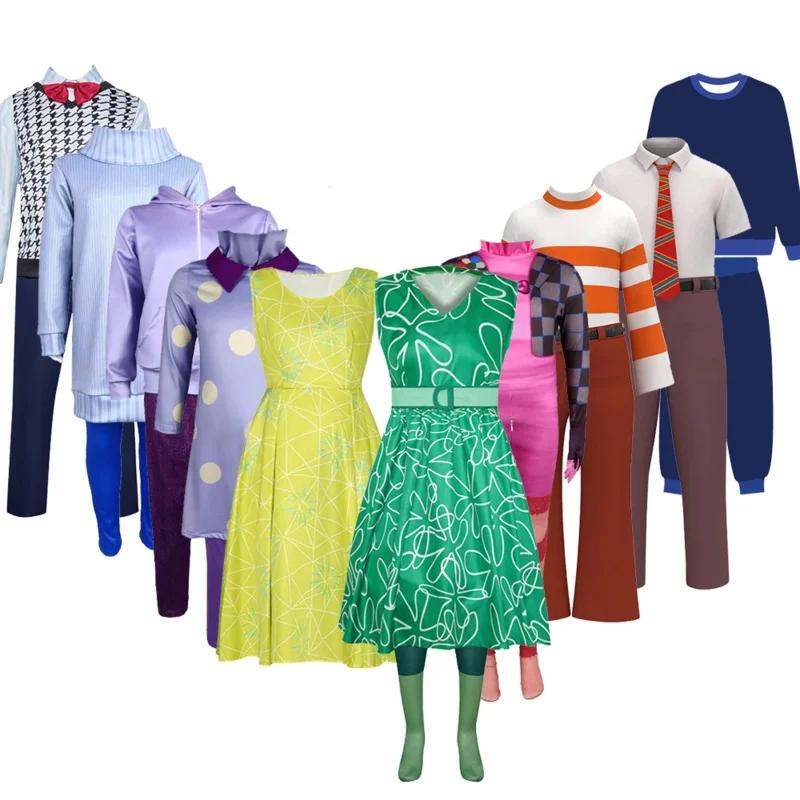 Movie-Inside2-Joy-Cosplay-Costume-Sadness-Anxiety-Envy-Fear-Disgust ...