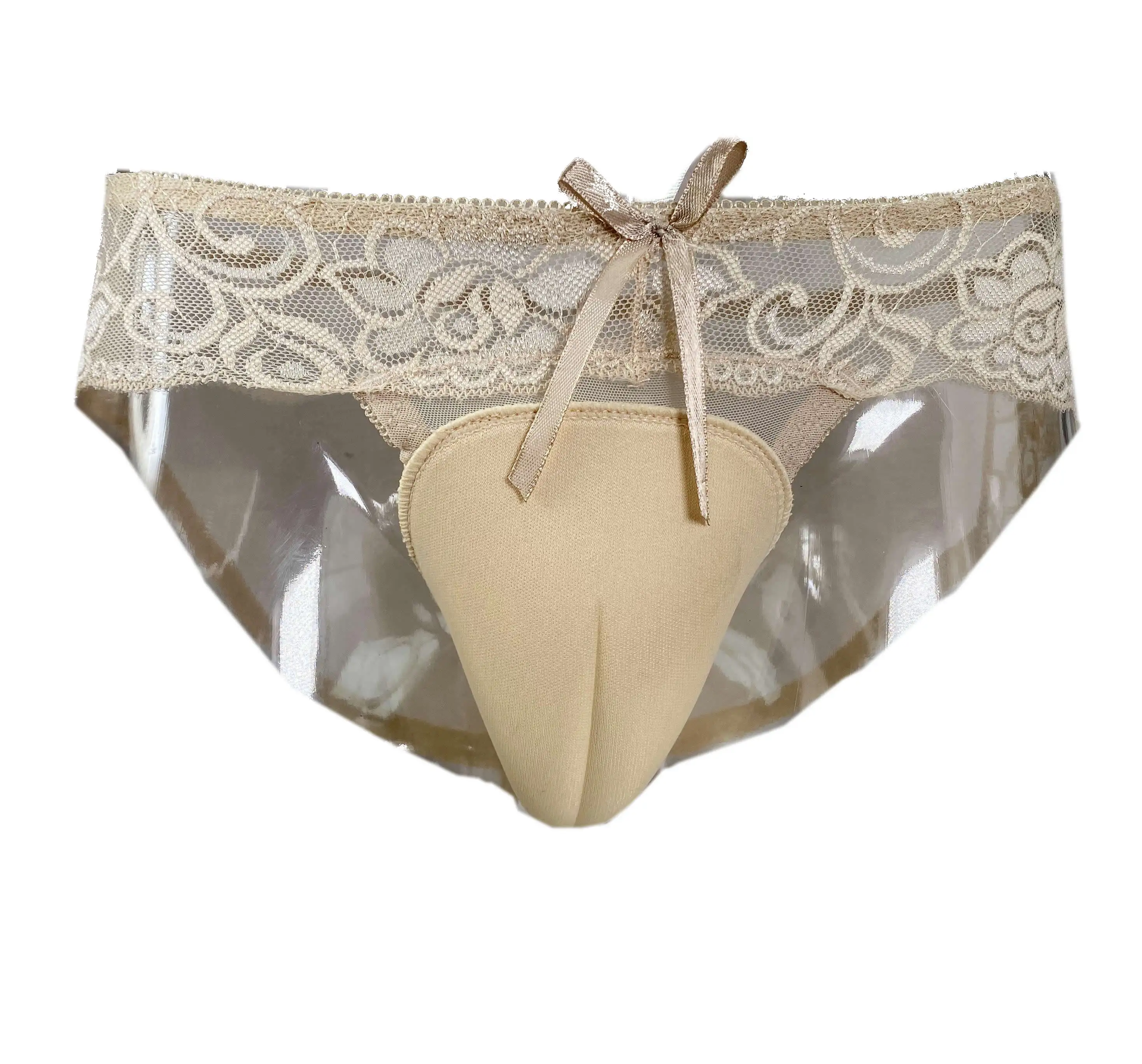 Controle panty gaff renda lingerie underwears crossdresser transgênero ...