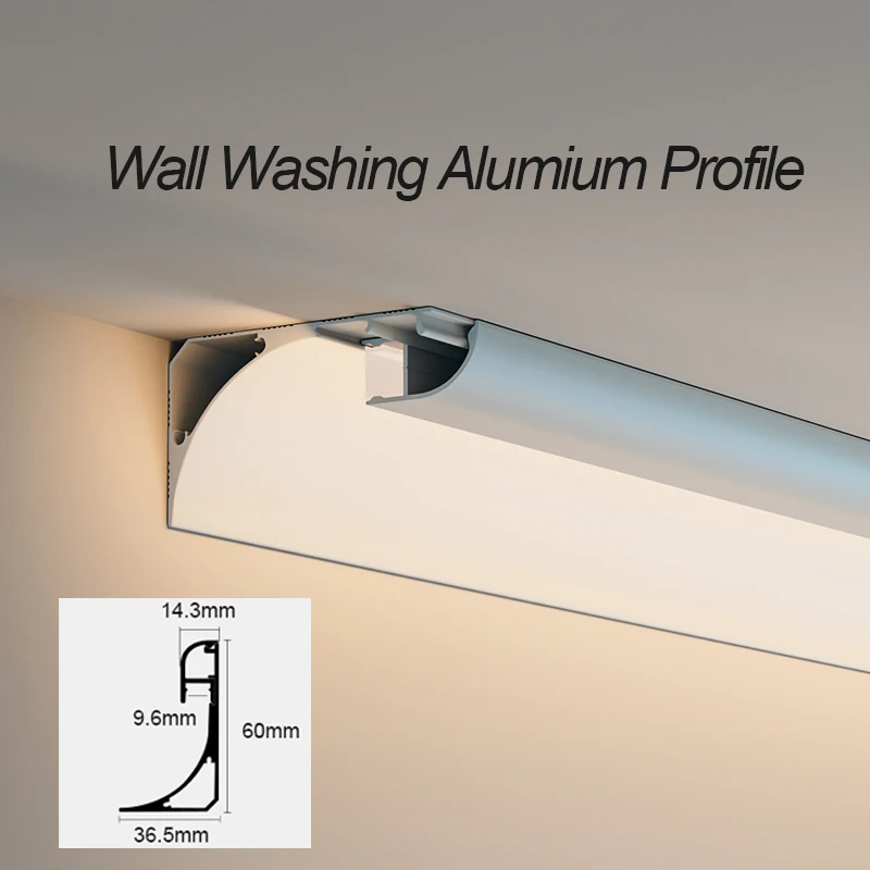 LED Aluminum Profile Multifunctional Indoor Installation Top Corner ...