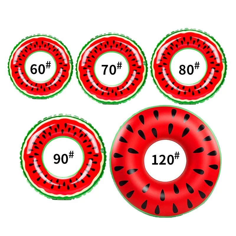 Kids-Adults-Swimming-Ring-Watermelon-Inflatable-Pool-Float-Circle-for ...