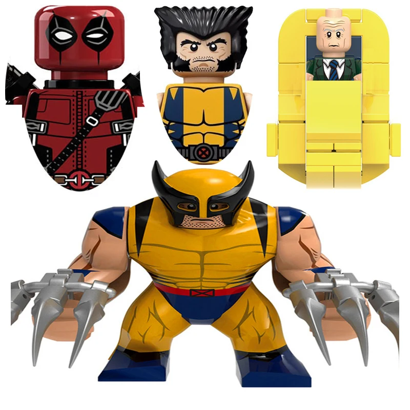 Heroes The X Men Wade Wolverine Logan Professor X Deadpool Model Figure ...